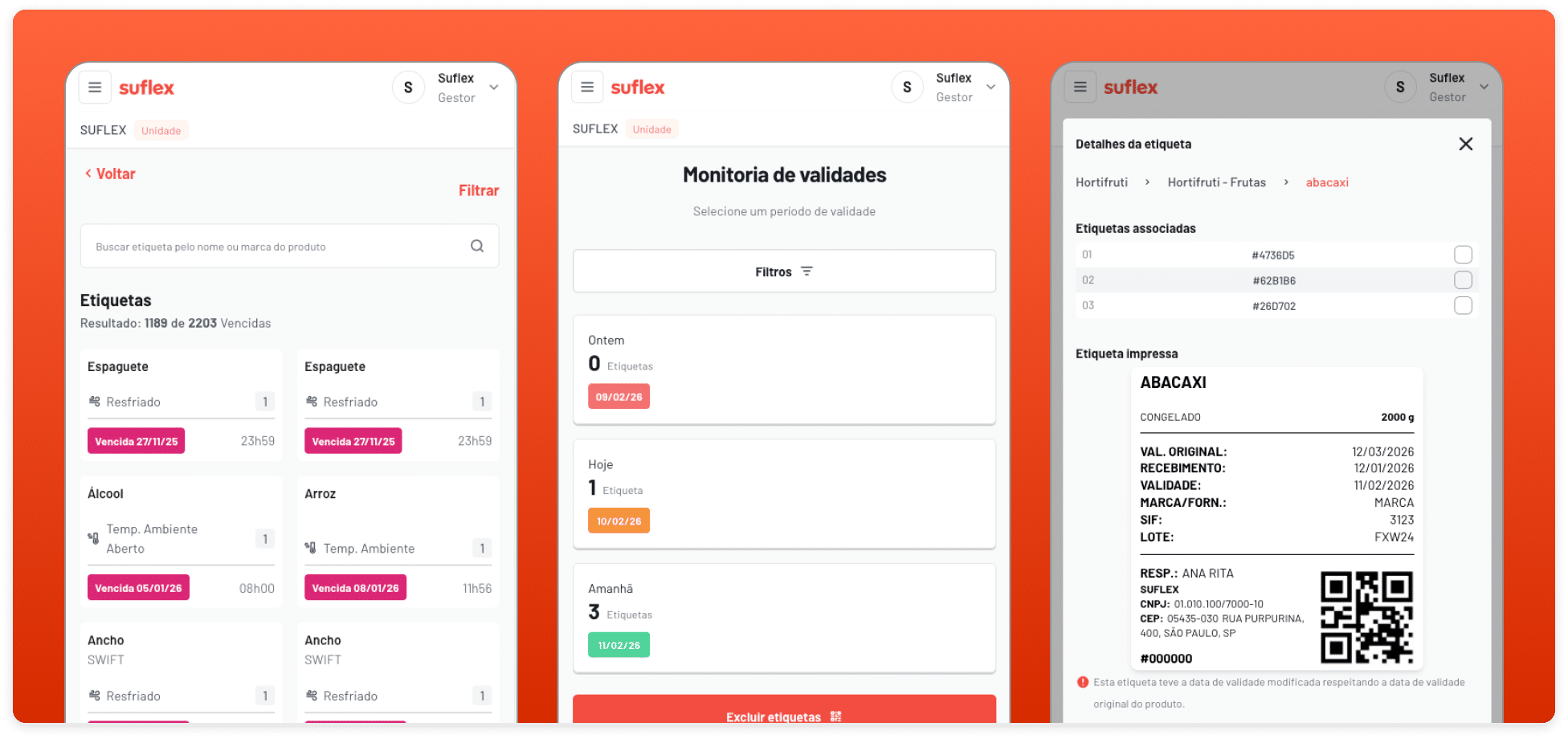 Funcionalidades – Suflex